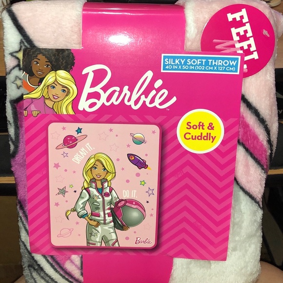Barbie | Bedding | Barbie Silky Soft Throw | Poshmark